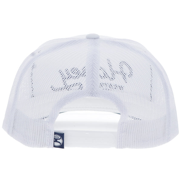 "OG" Hooey Hat White w/Blue Stitching
