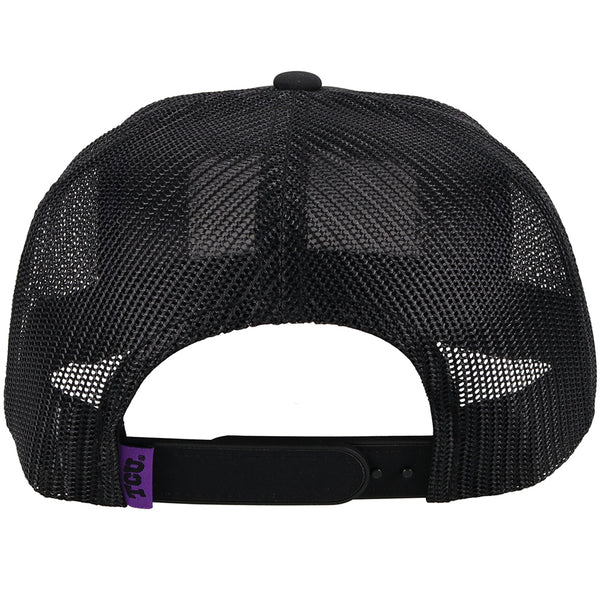 TCU HAT BLACK W/PURPLE/WHITE HOOEY LOGO – Hooey