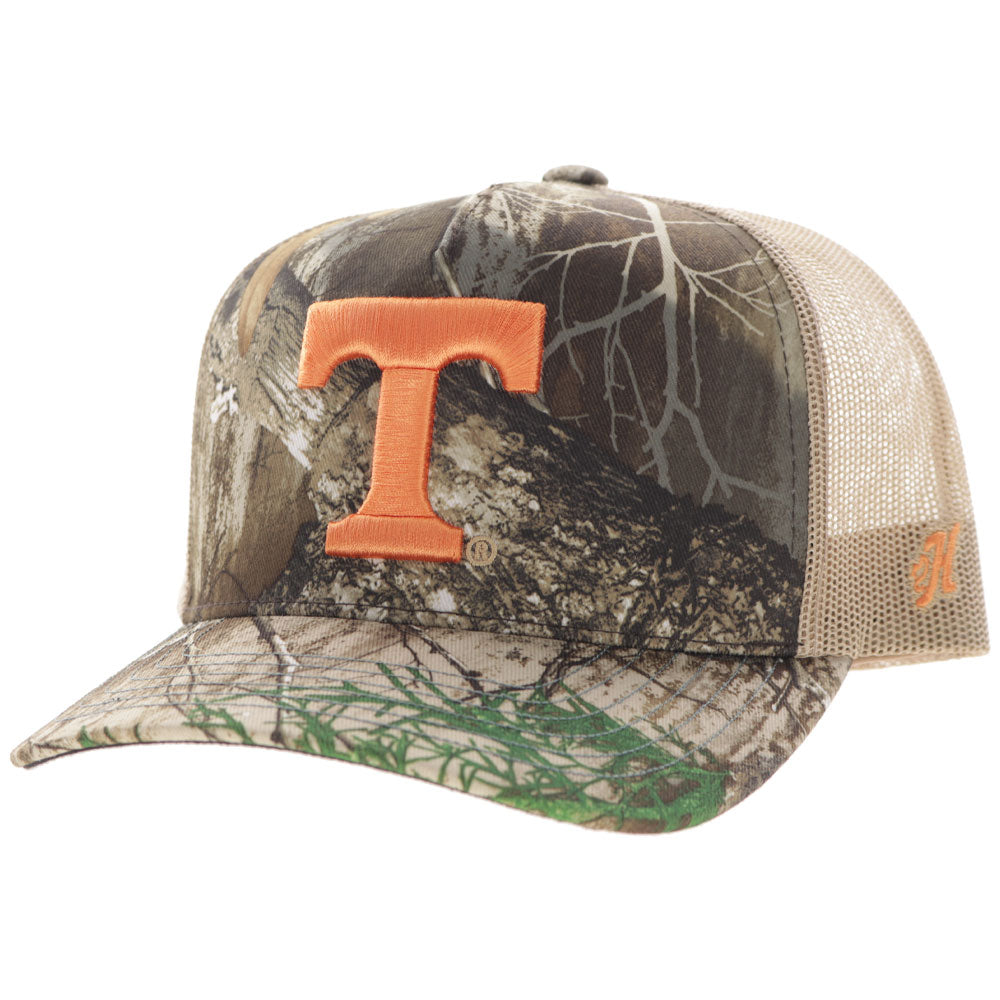 University of Tennessee Hat Camo /Tan w/ Orange T Logo