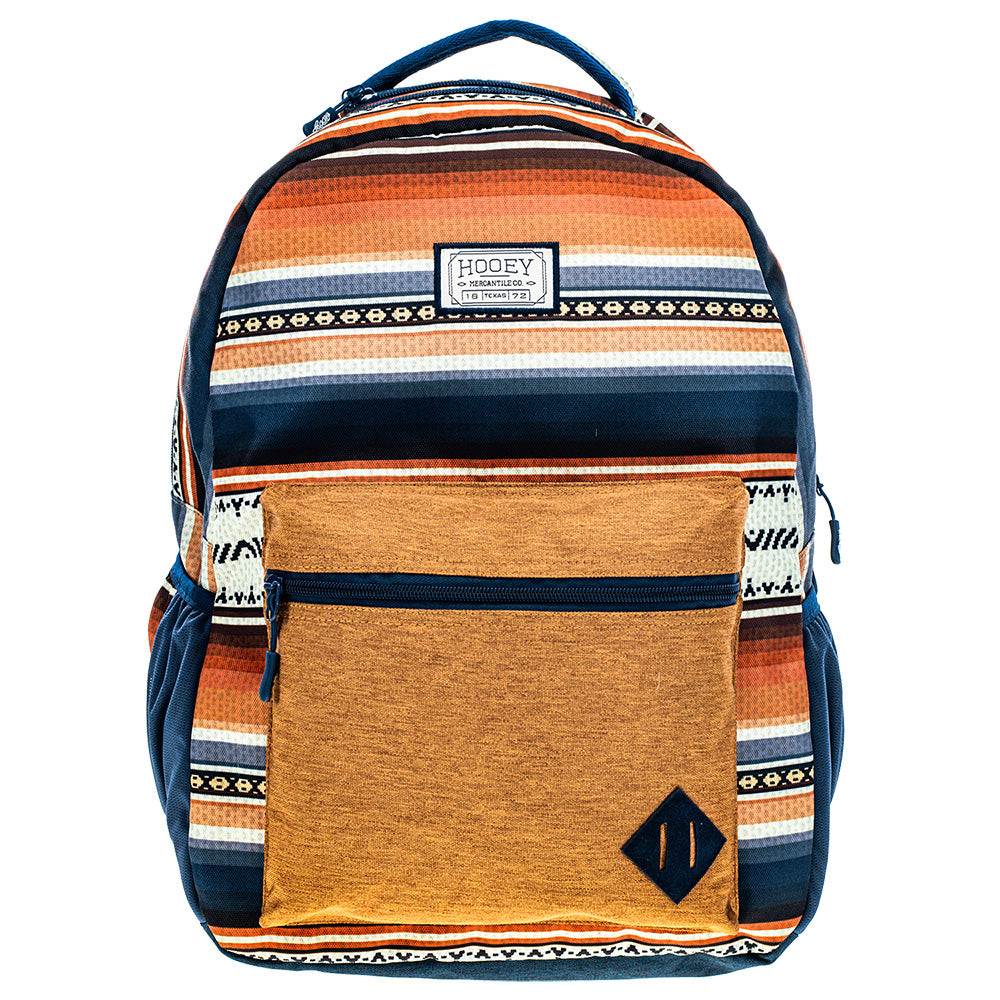 "Recess" Hooey Backpack Navy Blue w/Serape