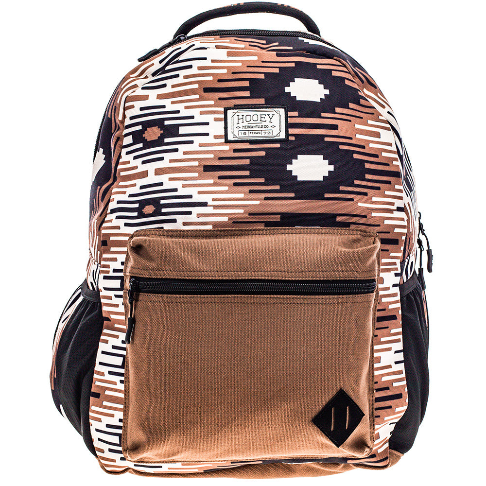 "Recess" Hooey Backpack Brown/Black w/Aztec