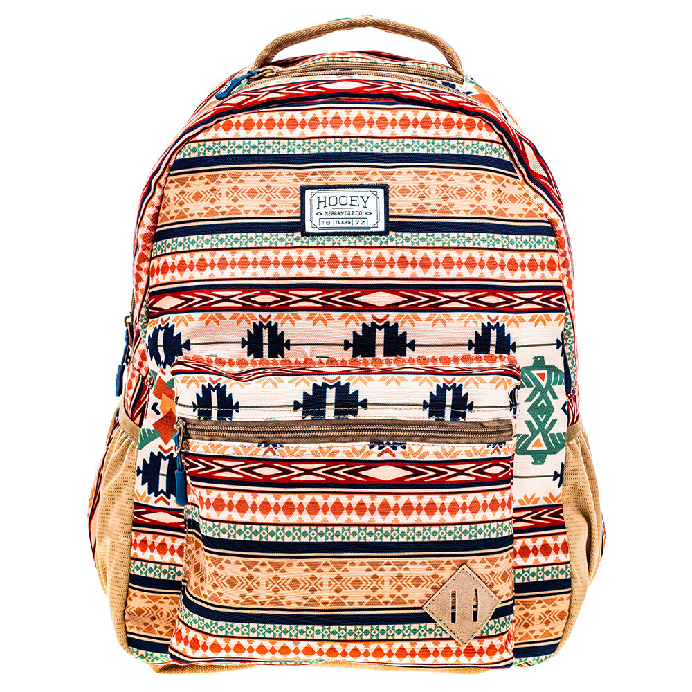 "Recess" Hooey Backpack Tan w/Thunderbird Pattern