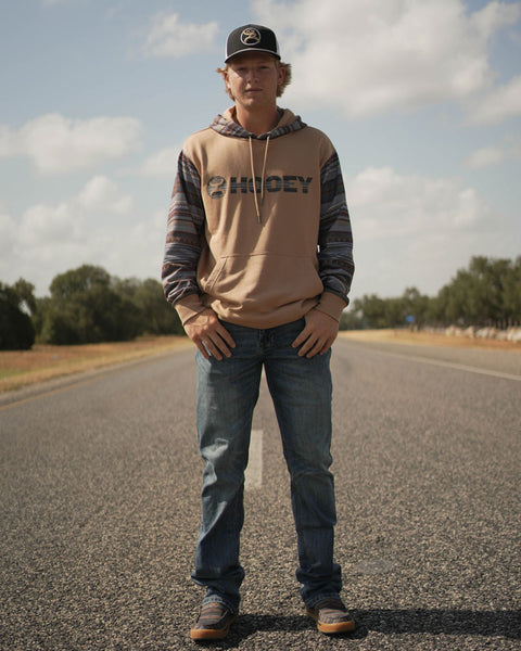 "Lock-Up" Brown/ Aztec Hoody – Hooey