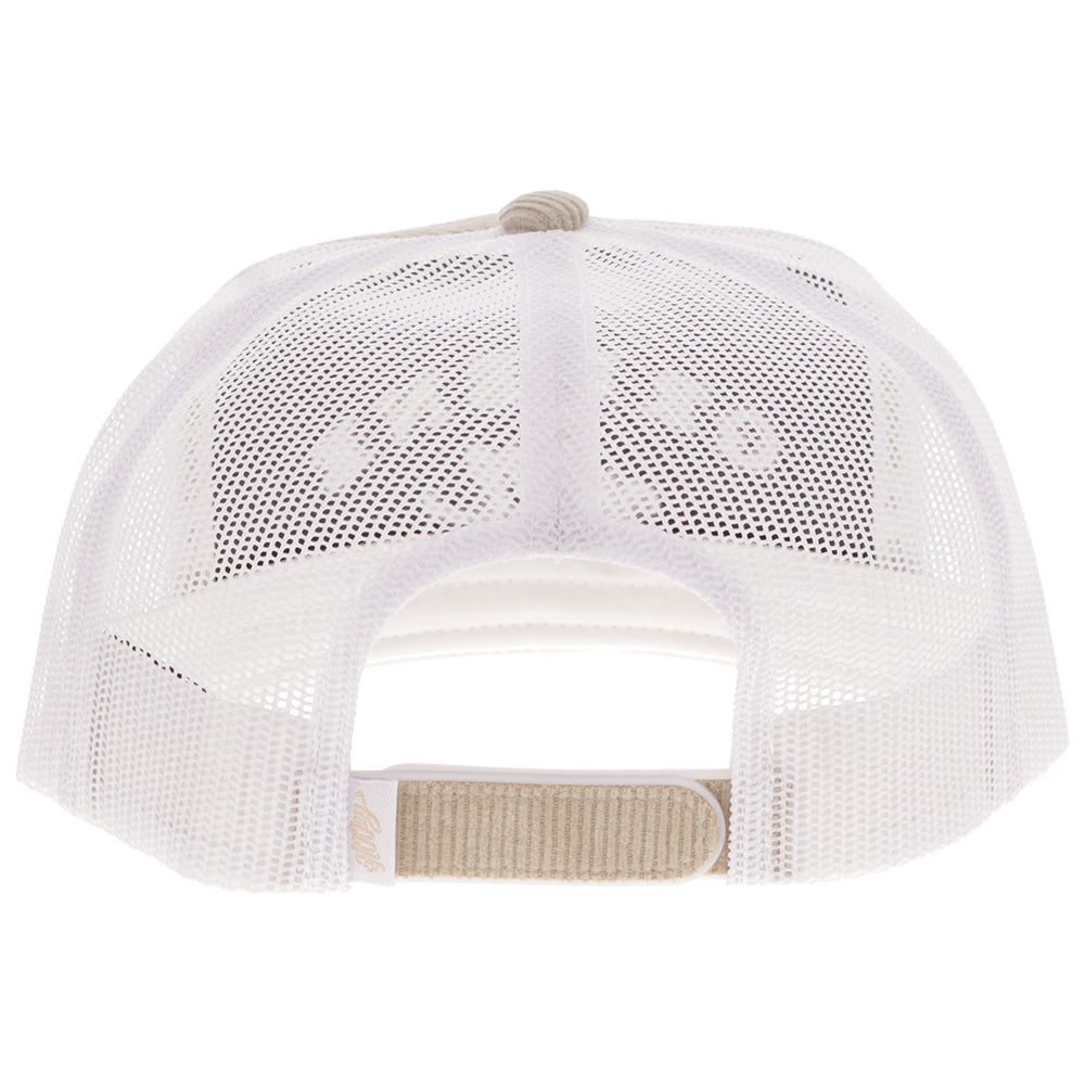 "Gruene Hall" Hat Tan Corduroy w/White Embroidery