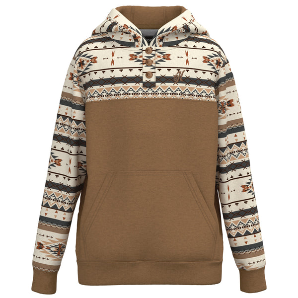 Youth "Jimmy" Brown w/Aztec Pattern Hoody – Hooey
