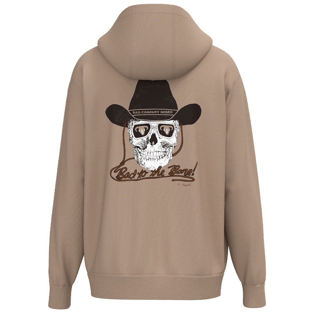 Bad Company Rodeo Hoody Tan w/ Logo on Back