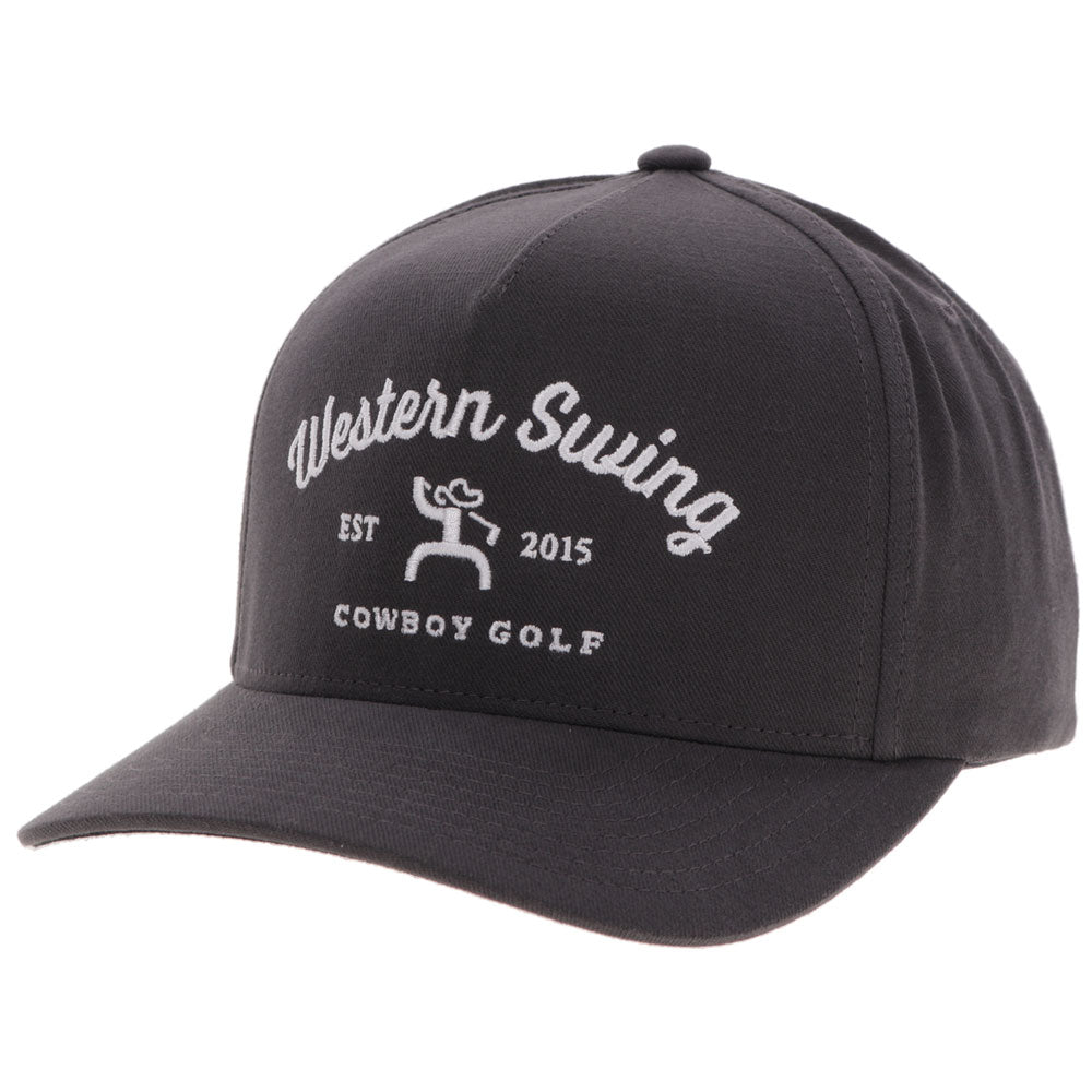 "Western Swing" Hat Grey w/ White Embroidery Logo