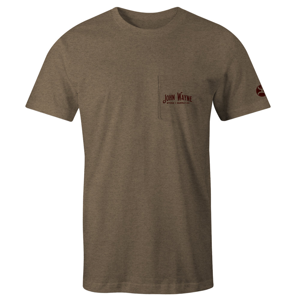 "John Wayne" Light Brown T-shirt – Hooey