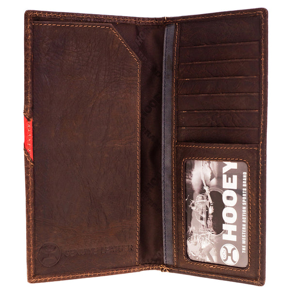 "Texican" Brown/Texas Flag Inlay Rodeo Wallet – Hooey