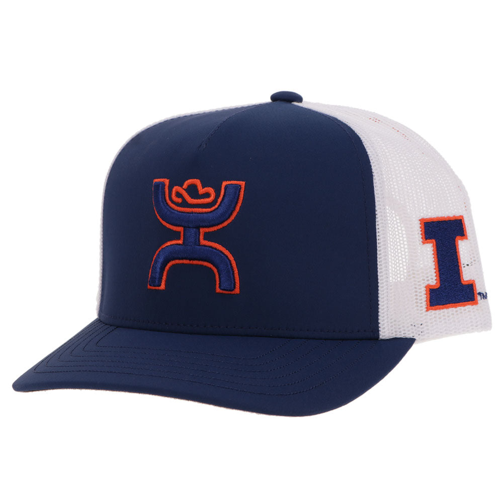 University of Illinois Hat Blue & White w/Hooey Logo