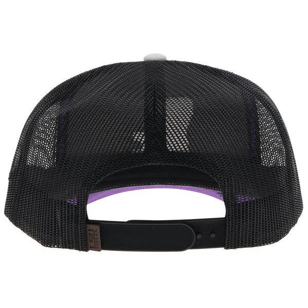 "Louisiana State University" Hat White/Black w/ Brown Patch – Hooey