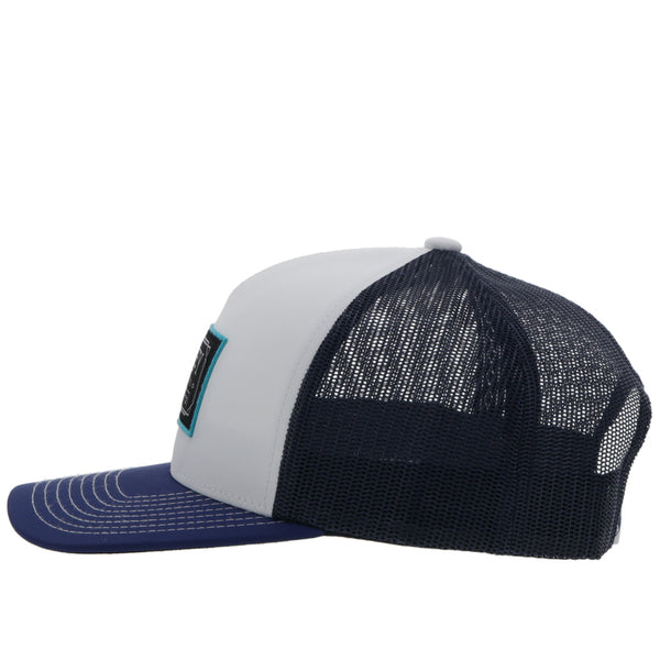 "Doc" White/Navy Hat – Hooey