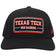 Black Texas Tech Hat w/ Vintage Red Raiders Logo | Hooey Hats & Caps