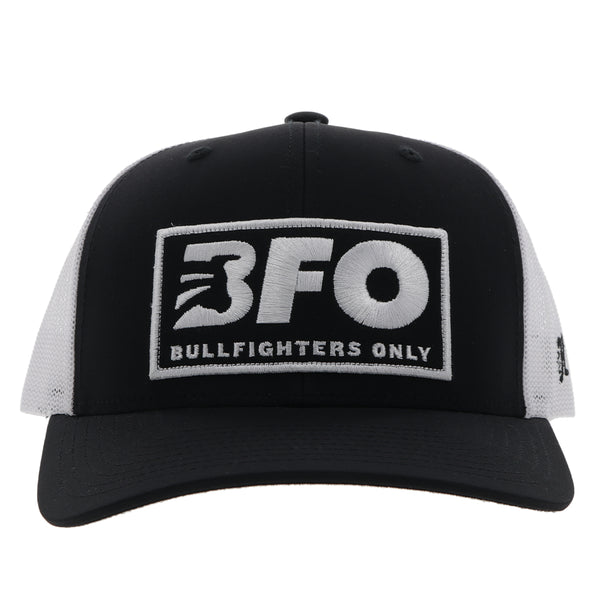 "BFO" Black/White Hat w/Black/White Patch – Hooey