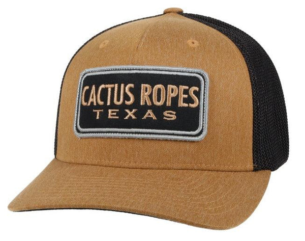 Hooey Cactus Ropes Tan/Black Hat