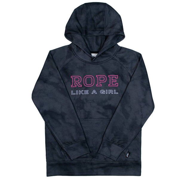 Youth "Rope Like A Girl" Black Marble Hoody – Hooey