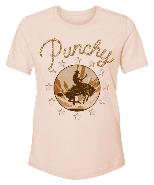 "Punchy" Peach T-shirt – Hooey