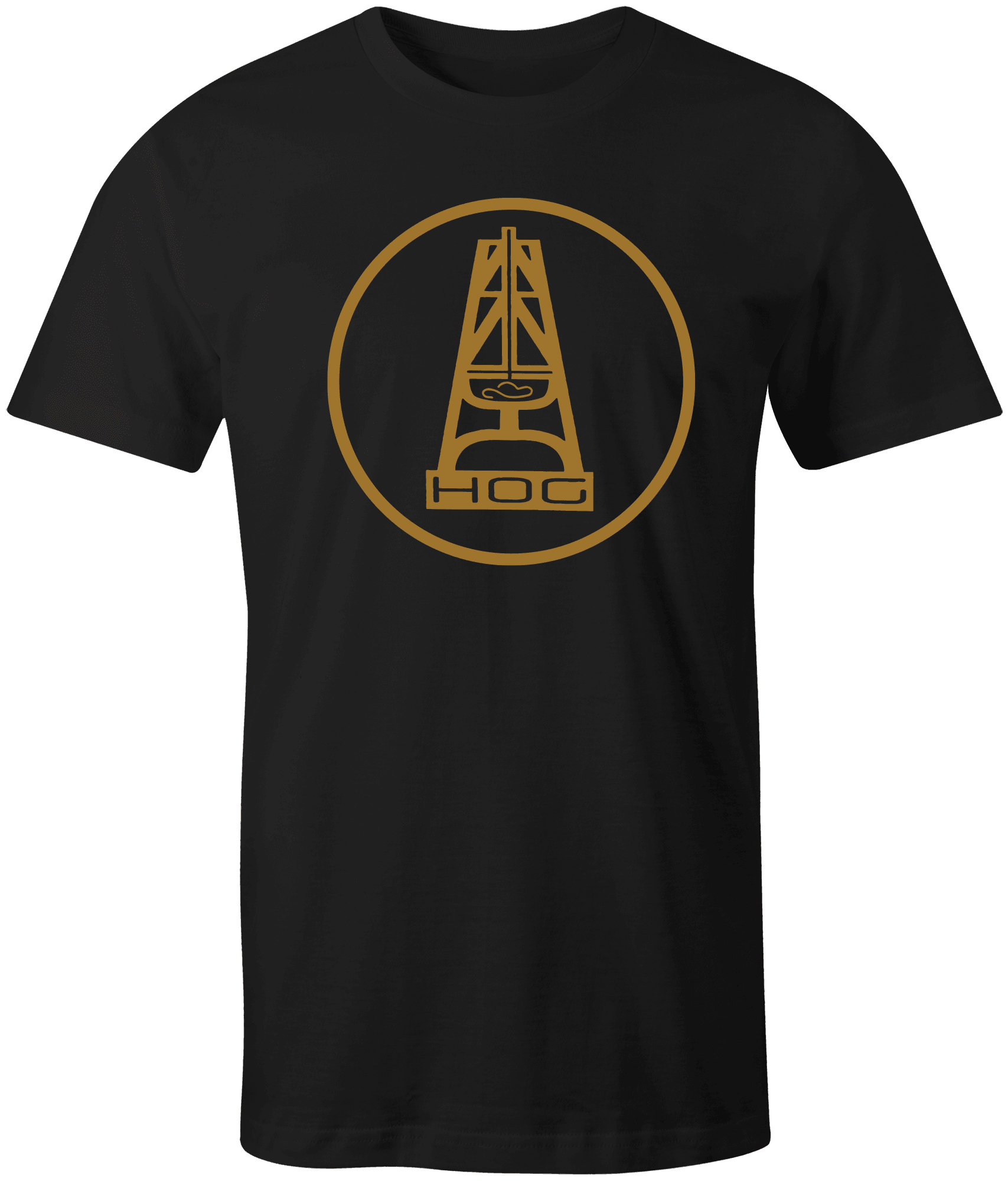 "HOG" Black w/Mustard Oil Gear Logo – Hooey