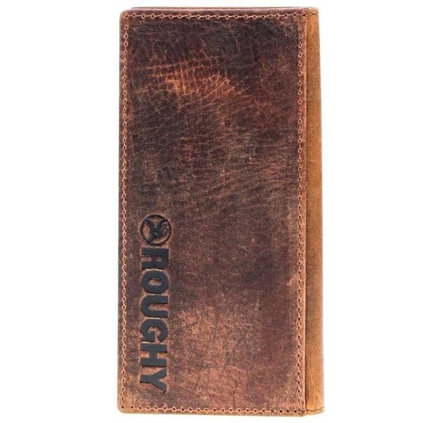 "Canyon" Rodeo Roughy Wallet Distressed Tan/Brown Leather – Hooey