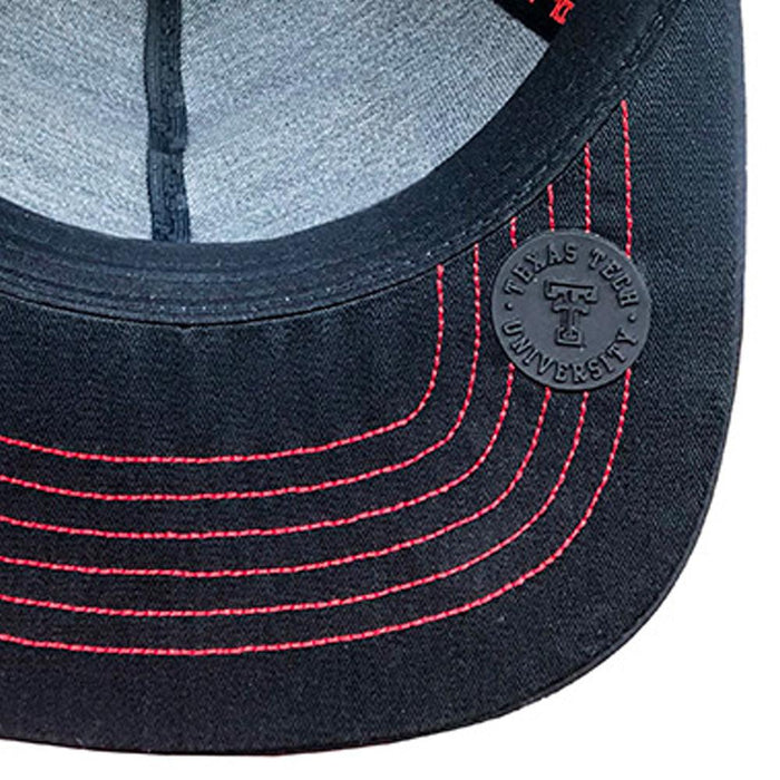 Black Texas Tech Hat w/ Double T Logo | Hooey Red Raiders Collection